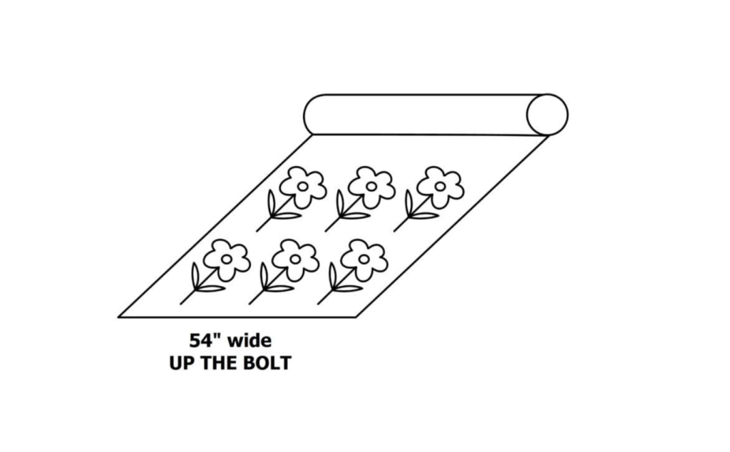 Upholstery Fabric Orientation: Railroaded Fabric vs Up the Bolt Fabric
